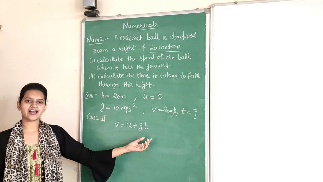 CLASS 9 ( PHYSICS ) LECTURE 8 NUMERICAL RELATED TO EQUATIONS OF MOTION ...