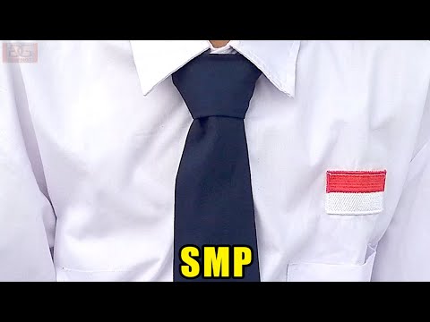 CARA MEMAKAI DASI SMP TUTORIAL PRAKTEK LANGSUNG