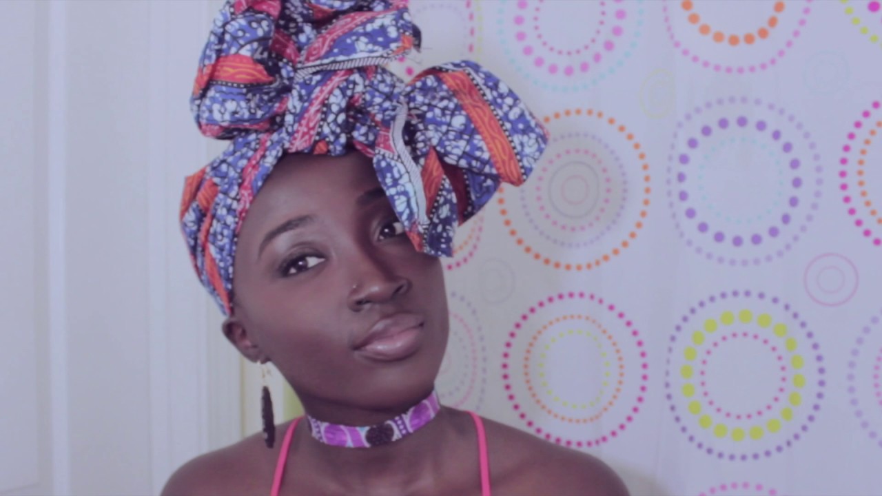 AFRICAN HEAD WRAP TUTORIAL - YouTube