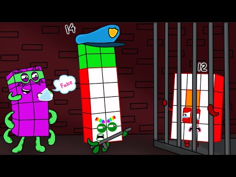 Octonaughty slandered Numberblocks 12 - Numberblocks fanmade coloring ...
