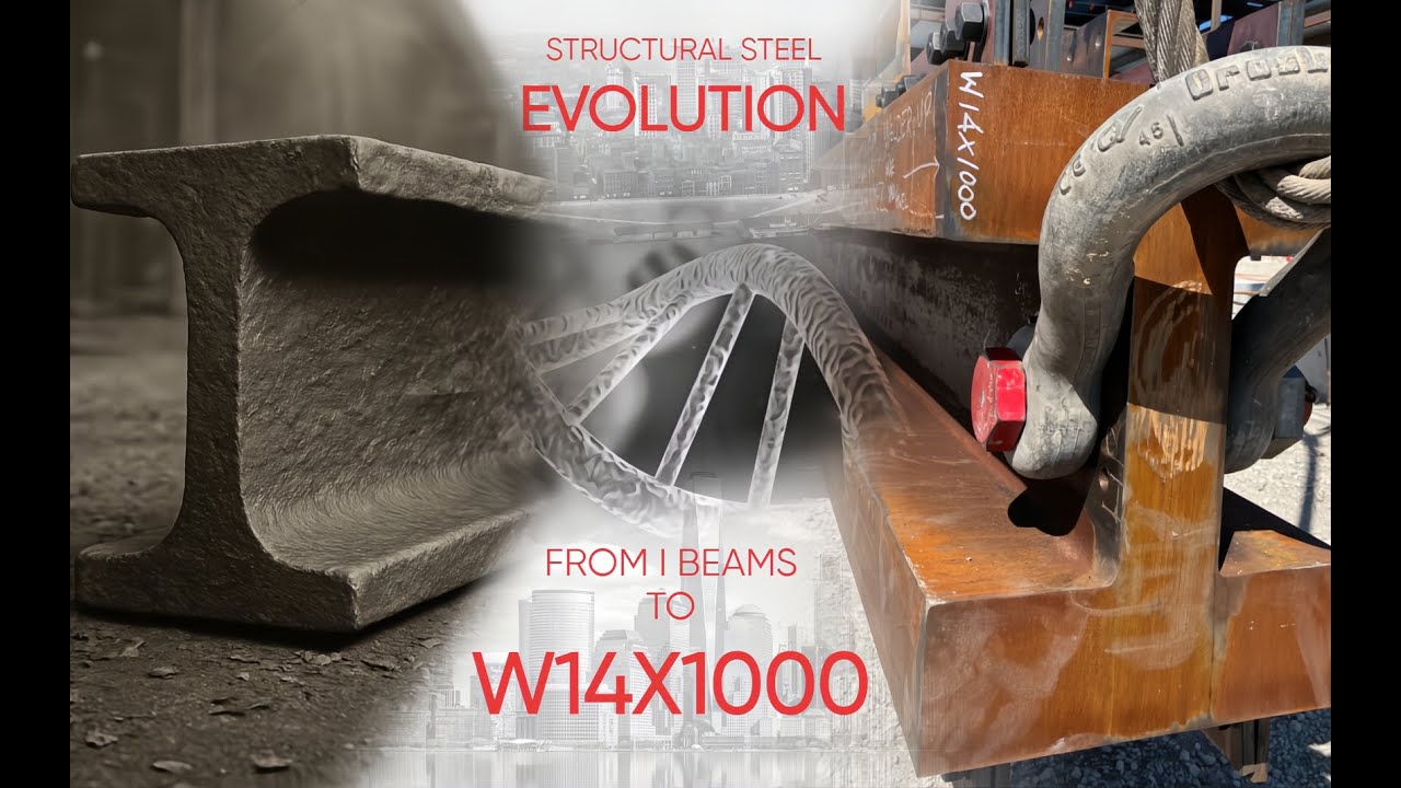 From I Beams to the W14x1000 - The Structural Steel Evolution - YouTube
