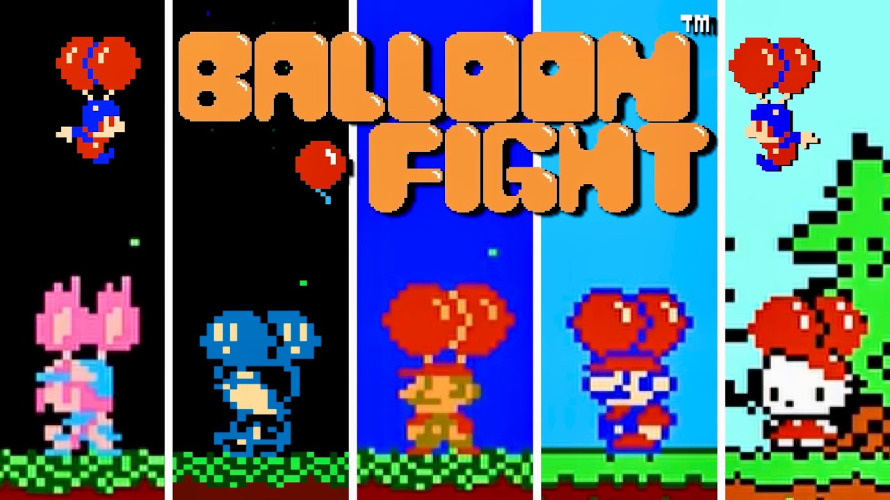 🎈Balloon Fight🎈NES Hacks Comparison||Which is Best? - YouTube