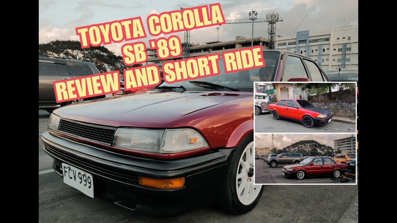 Toyota Corolla Small Body 89 model Review and Short Ride - YouTube