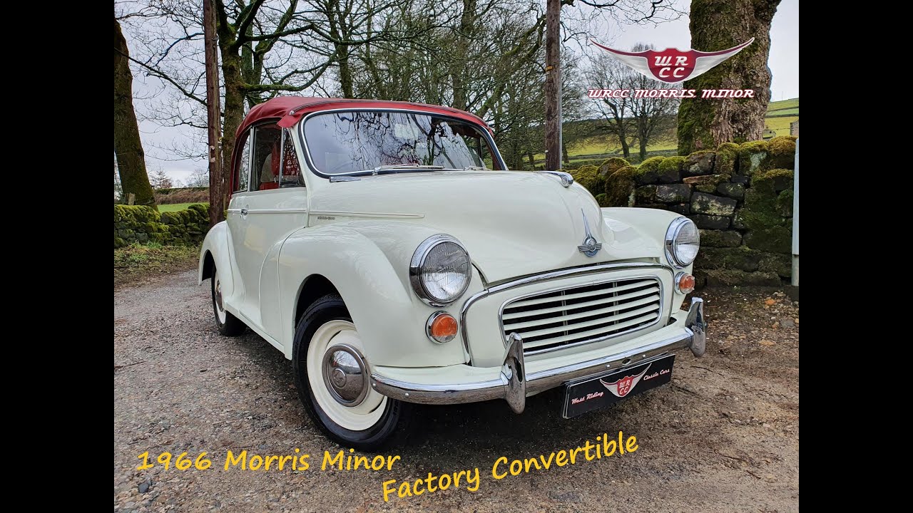 1966 Morris Minor Factory Convertible, new in at WRCC 15.2.21 - YouTube