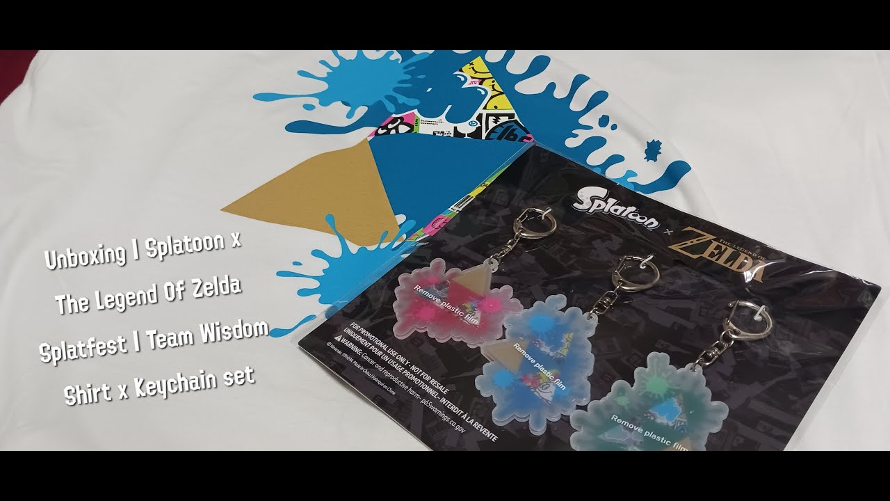 Unboxing | Splatoon x The Legend Of Zelda Splatfest | Team Wisdom Shirt ...