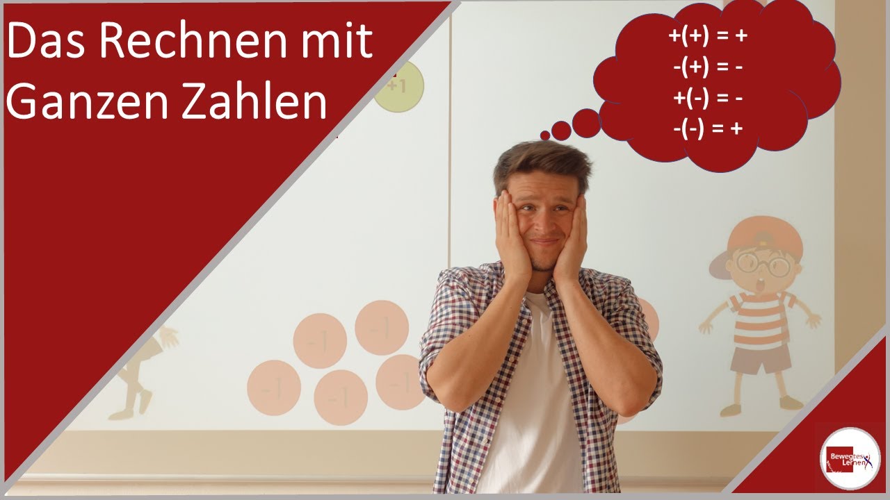 Rechnen mit Ganzen Zahlen: Addition und Subtraktion - YouTube