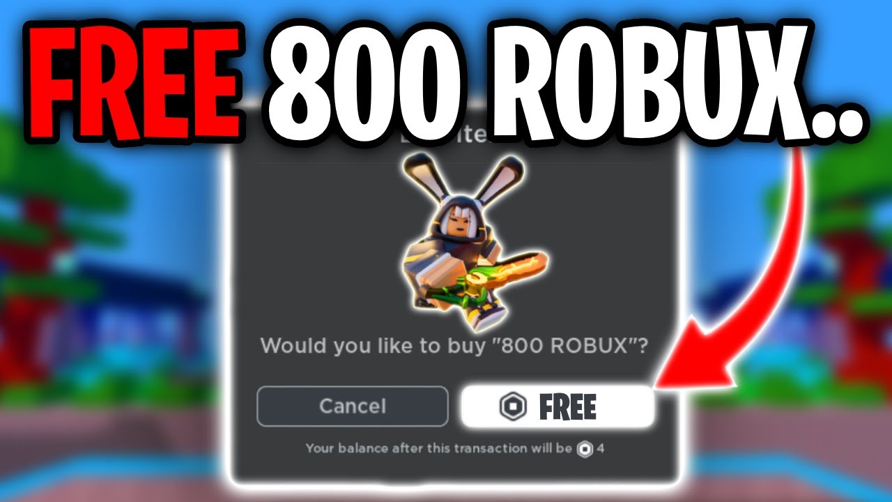 Devs Gave EVERYONE FREE "800 ROBUX".. 💰💀🤫(roblox bedwars) - YouTube