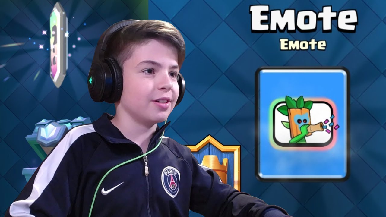 NEW DART GOBLIN EMOTE & LEGENDARY CHEST - Clash Royale - YouTube