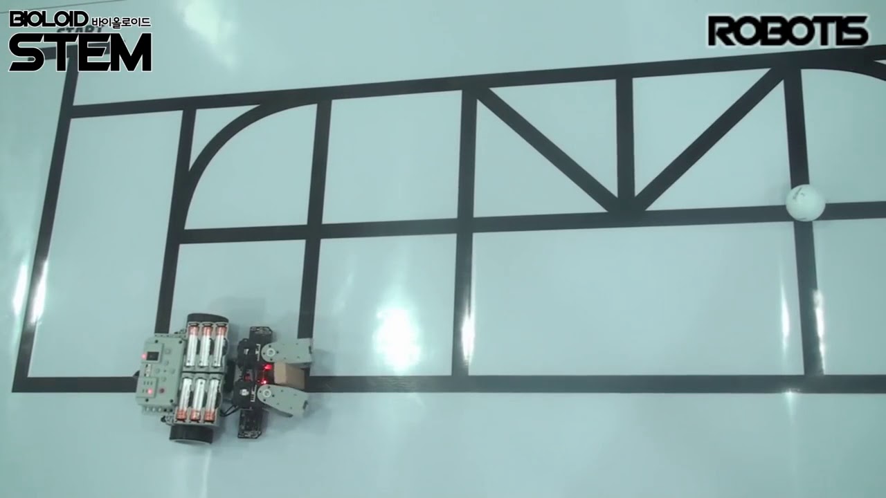 ROBOTIS educational robot kit, BIOLOID STEM - YouTube