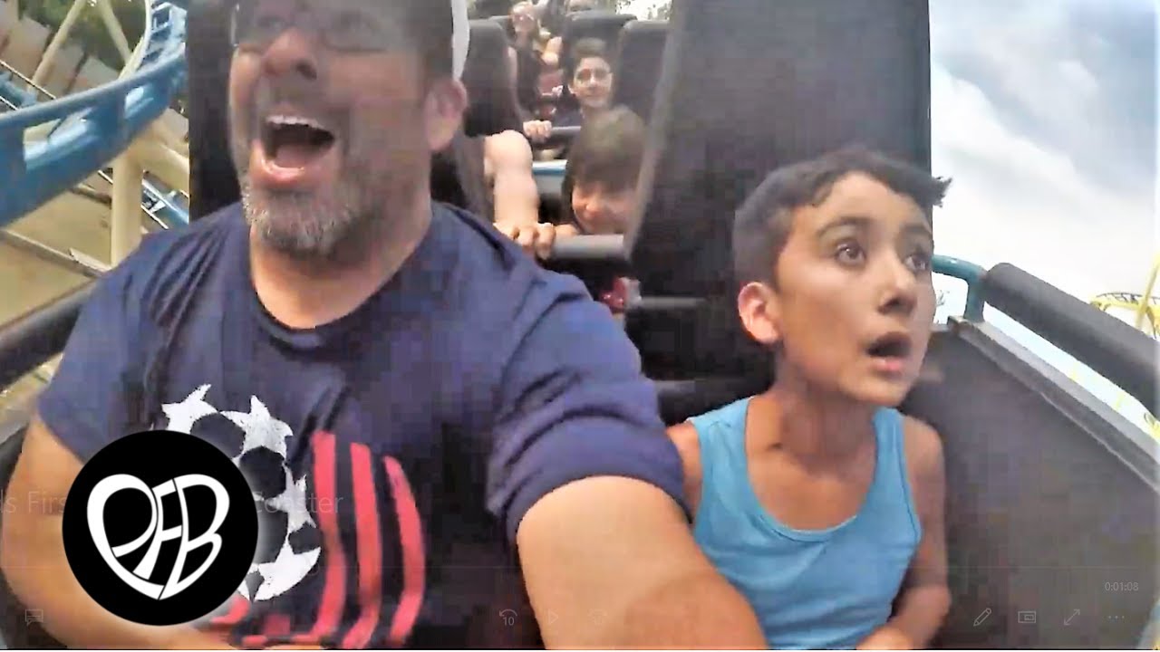 KIDS FIRST LOOP ROLLER COASTER RIDE *What did I just do?" | KIDS ROLLER ...