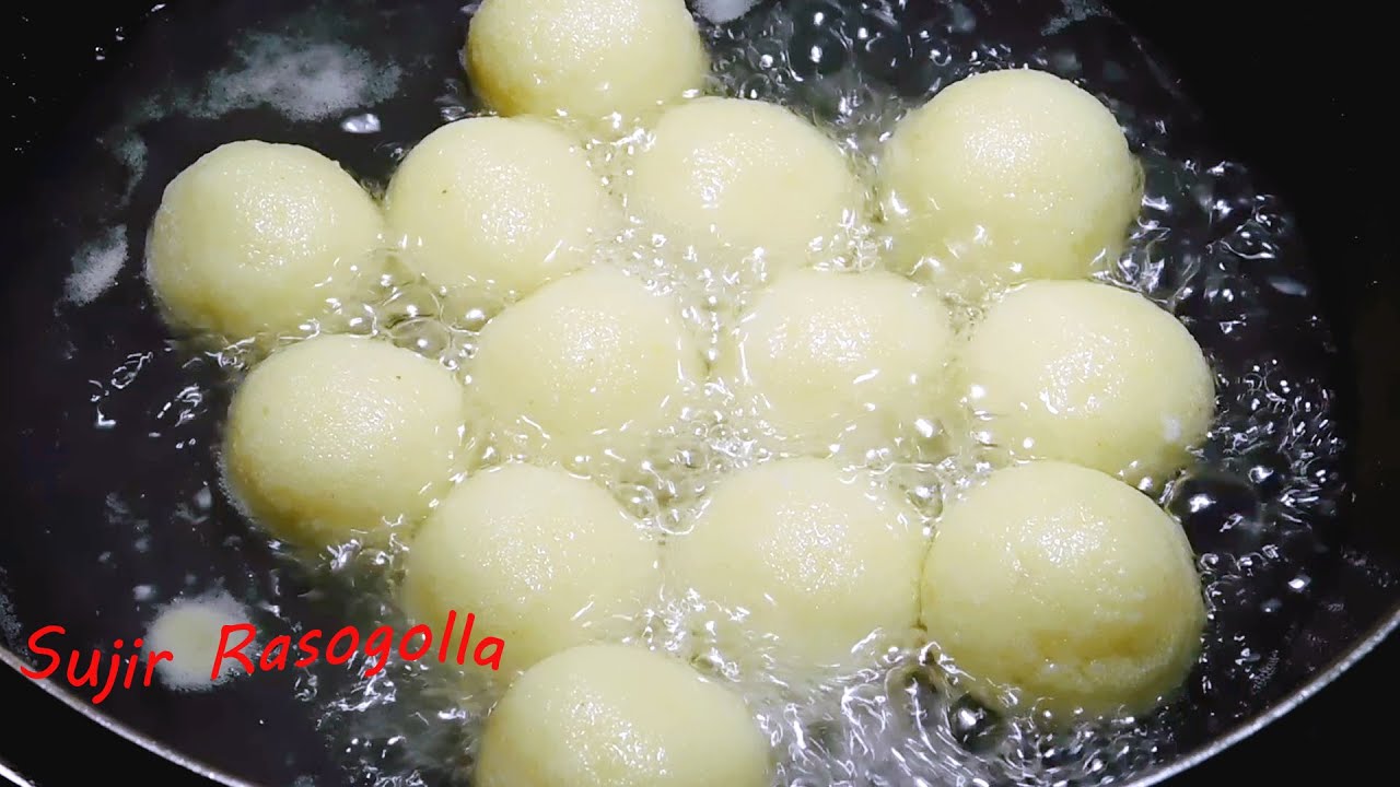নরম তুলতুলে সুজির রসগুল্লা । Bengali Traditional Rasgulla Recipe l ...