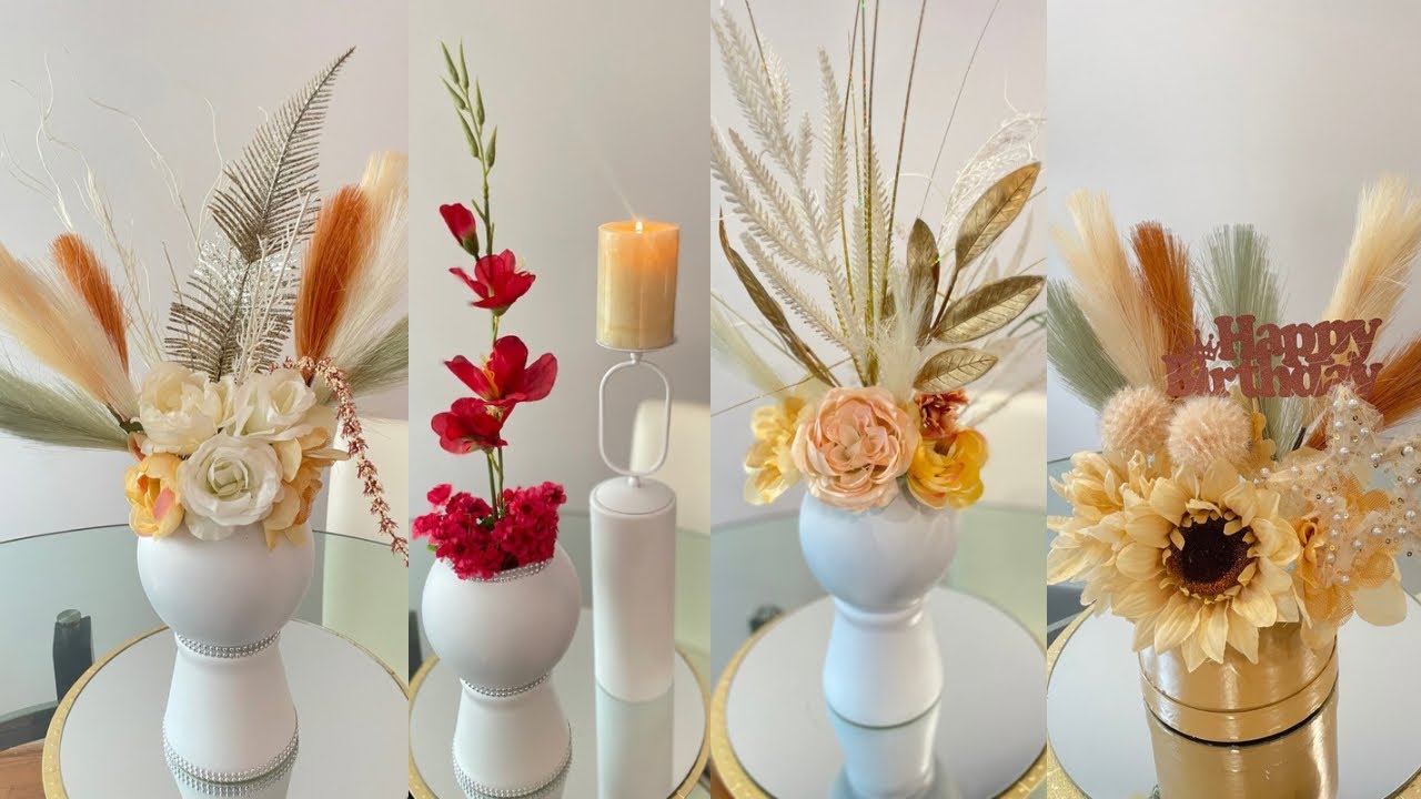 Budget Friendly Table Decorations / table centerpieces Ideas - YouTube