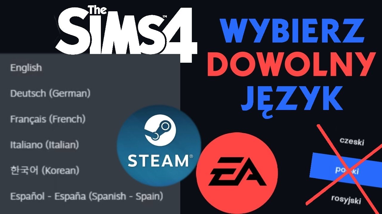 The Sims 4 po angielsku – jak to zrobić? (Steam/EA app) - YouTube