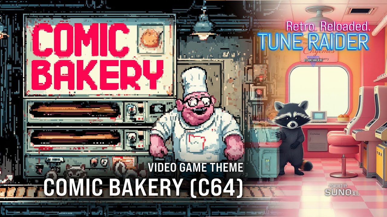 🎮 Comic Bakery (C64) - 80s Synth-Rap Remix | Tune Raider - YouTube