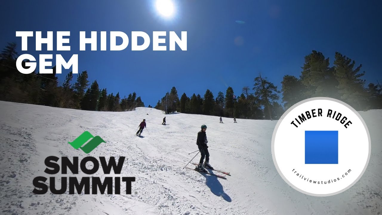 Snow Summit's Intermediate Paradise in 360: Timber Ridge Run - YouTube