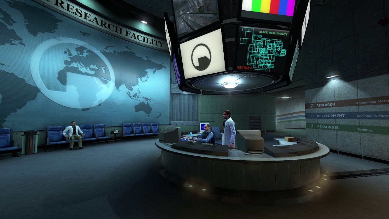 Black Mesa │ ASMR / Sleep Aid │ Sector C reception ambience - YouTube