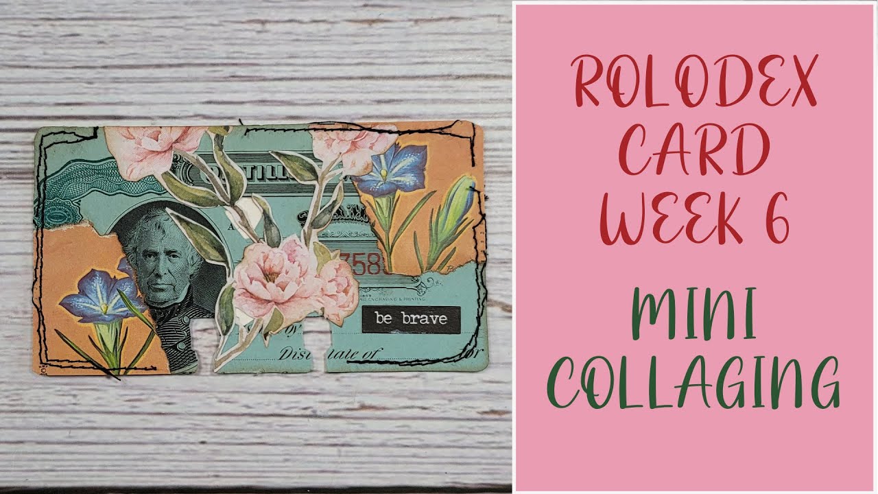 Mini Collage Rolodex Cards WEEK 6 - Collage Challenge Using Scrap ...