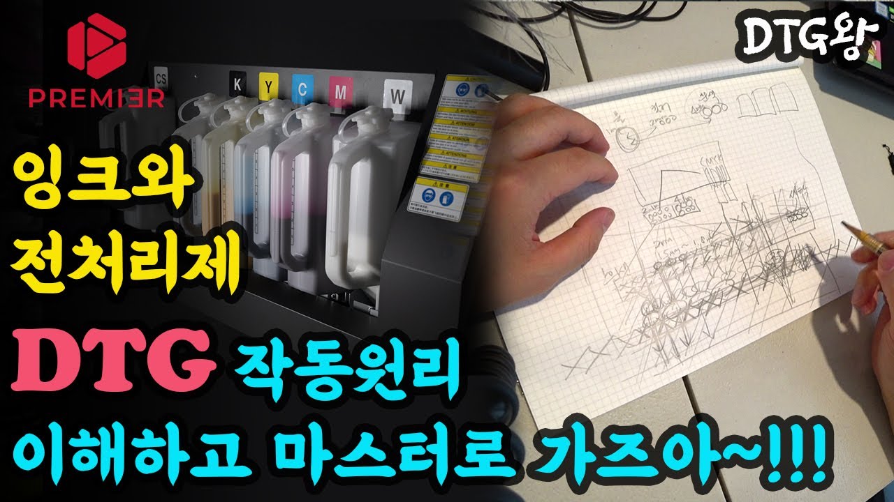 [DTG왕] 4편.DTG프린팅의 원리를 이해하면... 나도 곧 #dtg 공장사장님 - YouTube