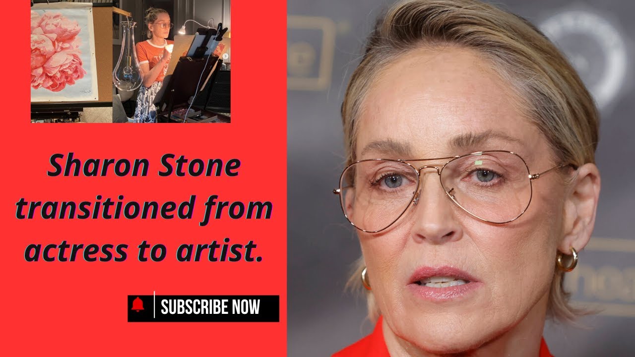 Sharon Stone is now an artist: she has left acting! Painting has saved ...
