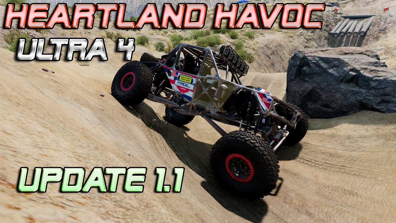 FREE BeamNG Ultra 4 Track - Heartland Havoc Update 1.1 - YouTube