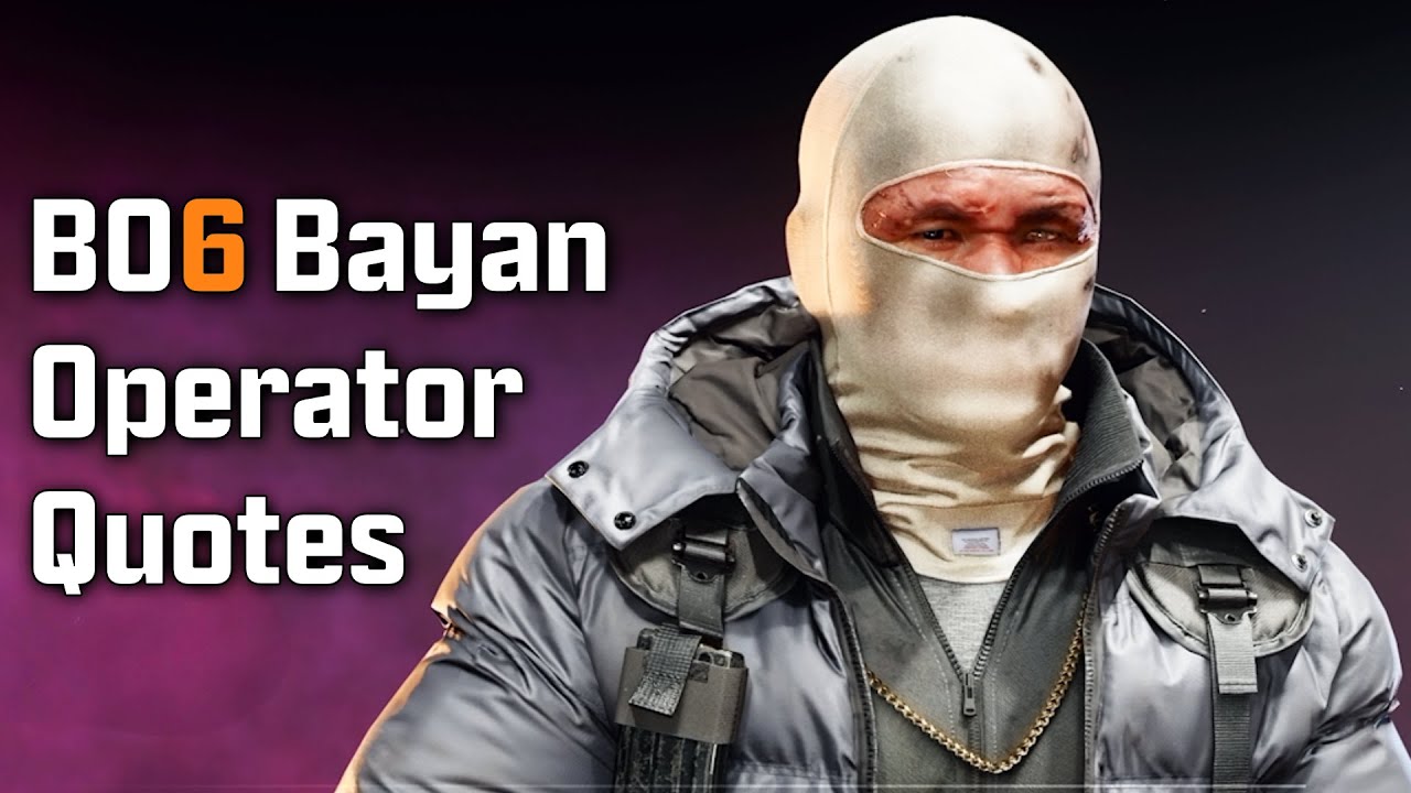 Black Ops 6 Zombies - Bayan Operator Quotes - YouTube