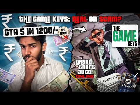 GTA 5 in 1200/- Only? 😱 Real or Scam? | The Game Keys Review