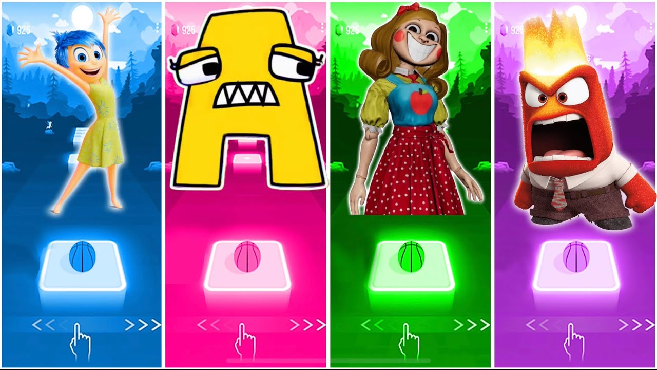Inside Out 2 Joy 🆚 Alphabet Lore 🆚 Miss Delight 🆚 Anger 🎶 Who Will Win ...