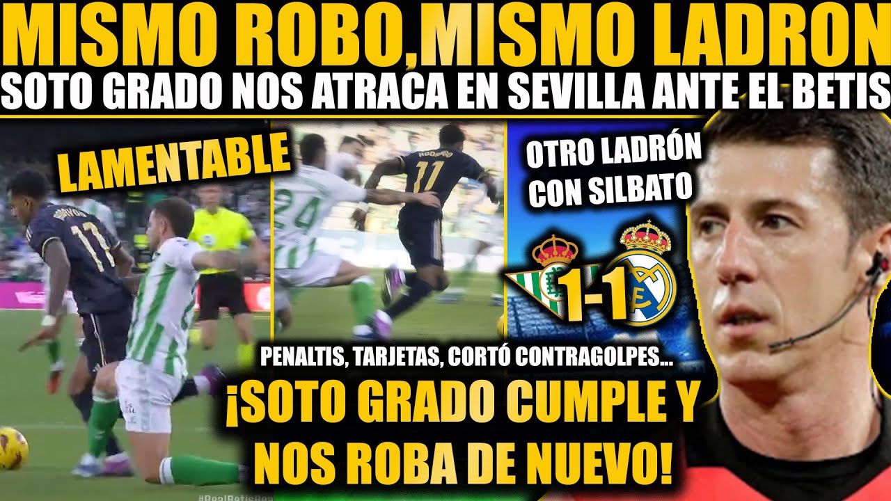EL REAL MADRID SUFRE EL ATRACO DEL AÑO A MANOS DE UN LADRÓN CON SILBATO ...
