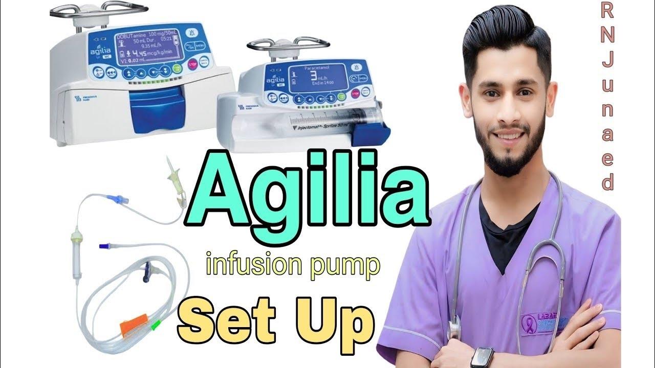 Agilia infusion pump set up | how to set Agilia Infusion pump| কিভাবে infusion pump install করা ...