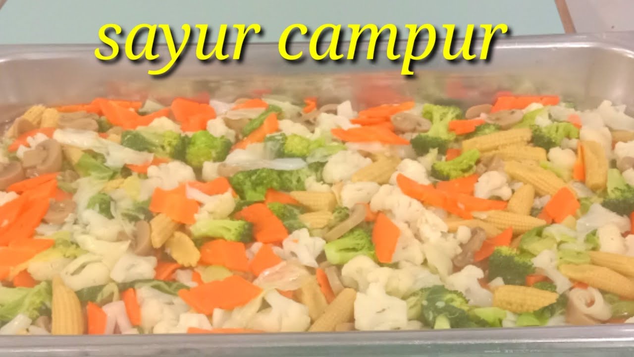 Cara masak sayur campur & Ginger beef - YouTube