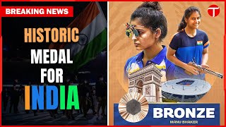 Manu Bhaker Wins Bronze In Women S 10m Air Pistol Gets First Medal For ...