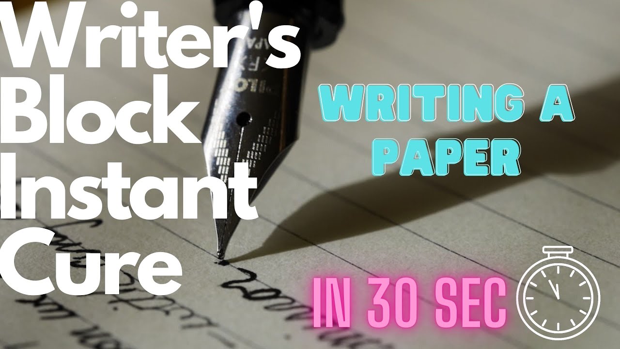HOW TO OVERCOME WRITERS BLOCK FOREVER USING THIS ONE SIMPLE TECHNIQUE ...