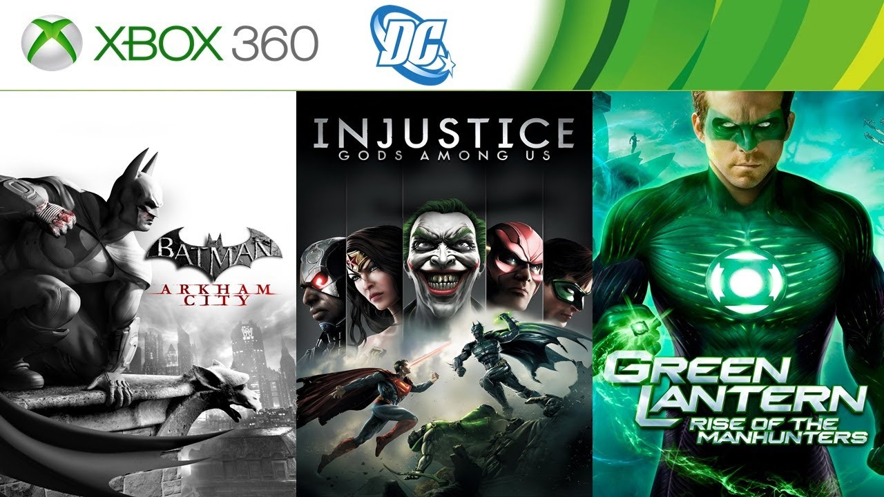 All DC Superheroes Games on Xbox 360 - YouTube