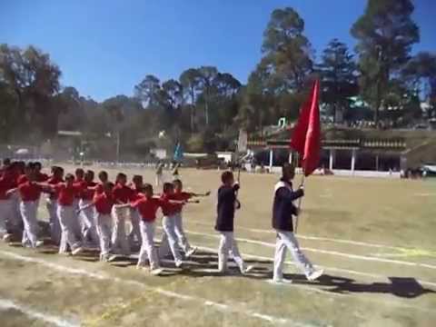 March Past on Annual Sports Day 2014-2015 at APS Ranikhet - YouTube