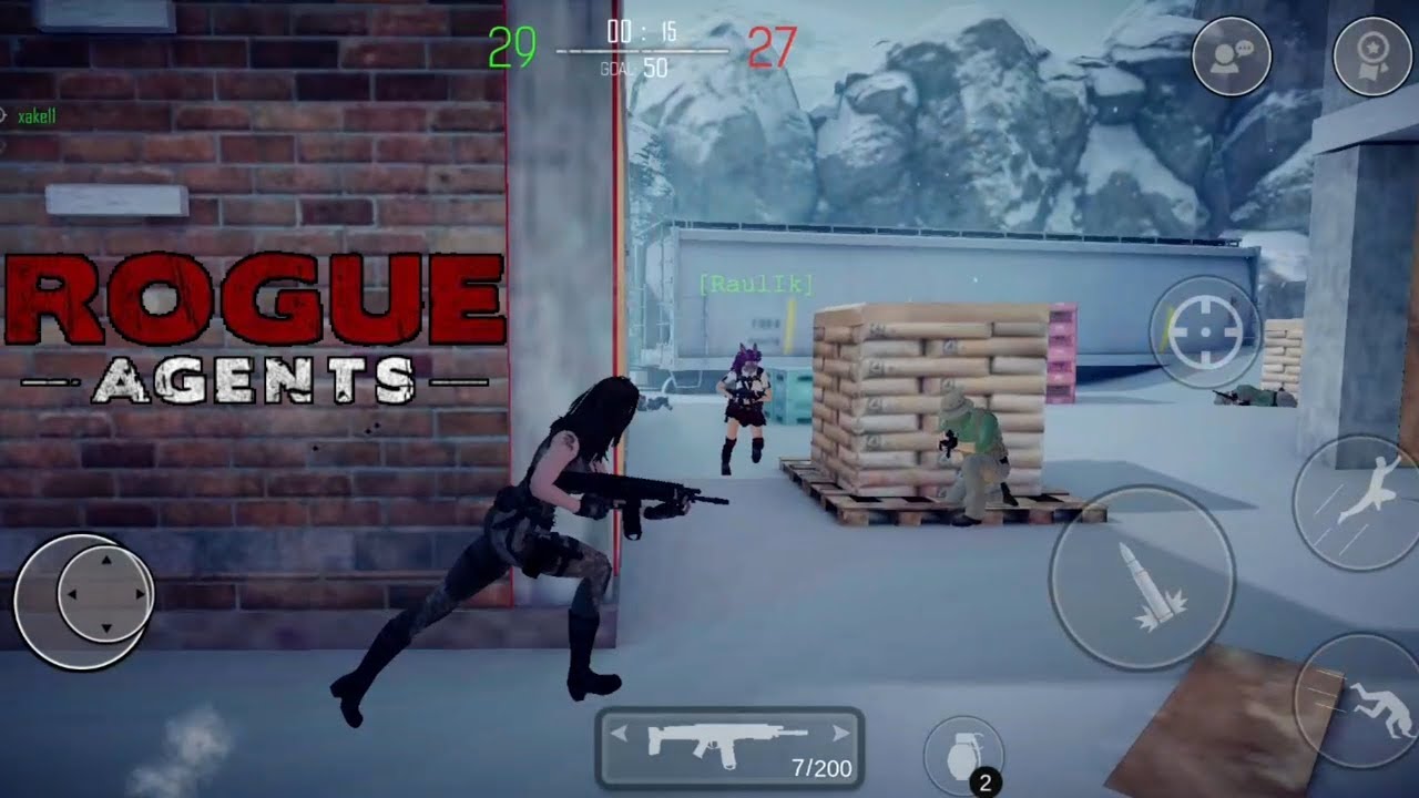 Rogue Agents Gameplay (TPS MULTIPLAYER ONLINE) Android/IOS - YouTube