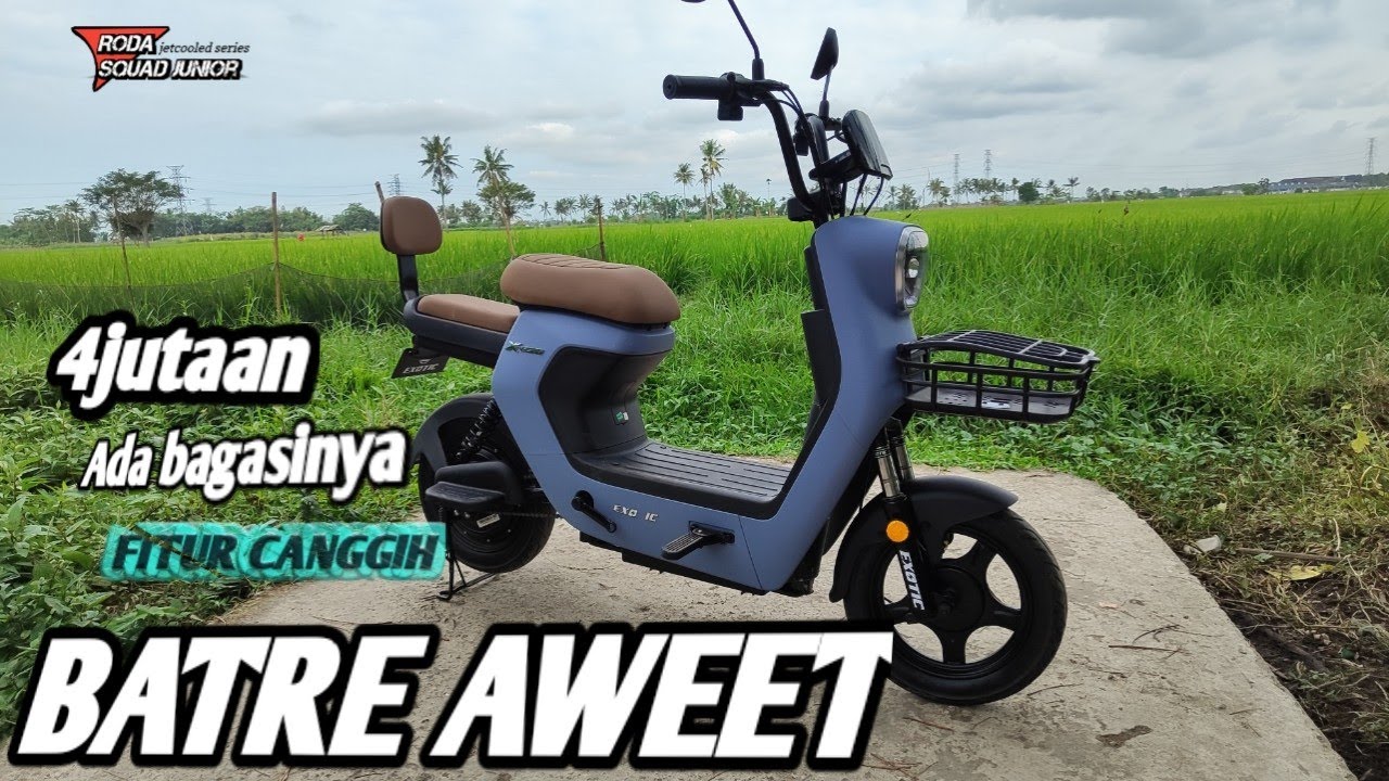 REVIEW SEPEDA LISTRIK EXOTIC X-630 KELUARAN TERBARU - YouTube