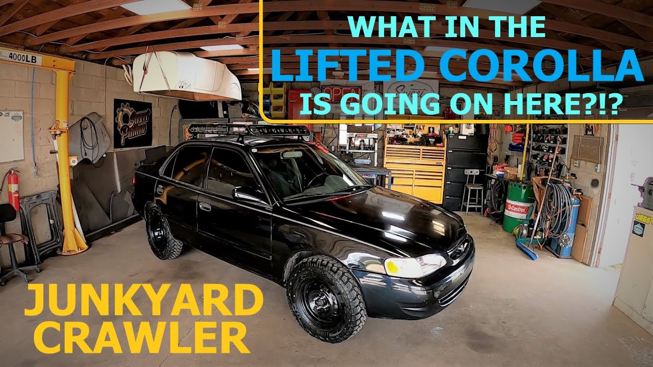 LIFTED on BIG TIRES?? 2000 Corolla, WHY?!? Yee Yee! - YouTube