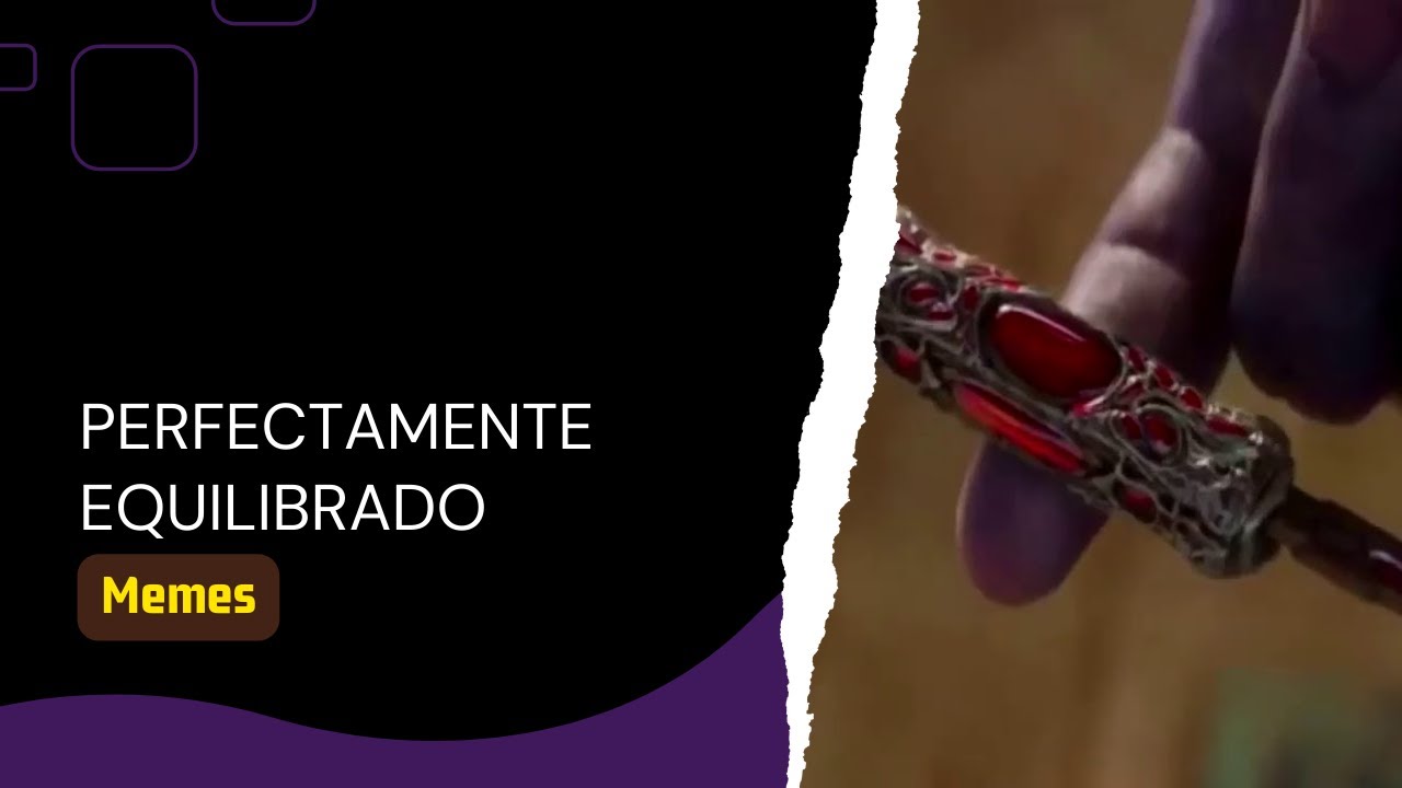 Perfectamente equilibrado, como todo debe ser | MEMES - YouTube