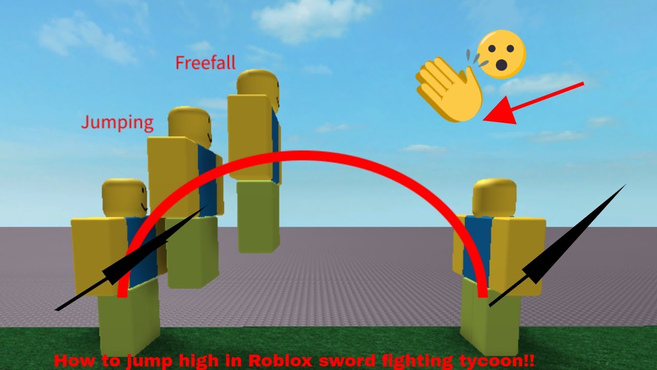 How to jump very very high in Roblox Sword fighting tycoon( glitch that ...