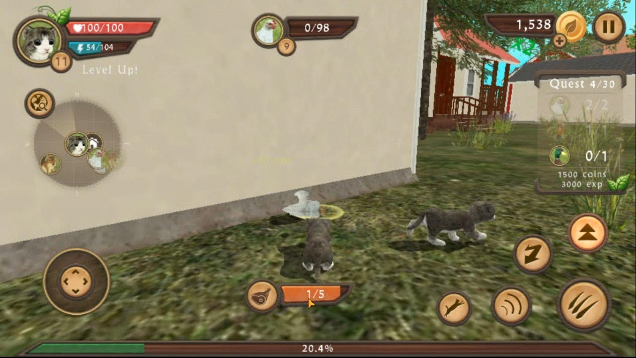 Cat Sim Online: Play with Cats Android Gameplay Ep-11 3D world! - YouTube