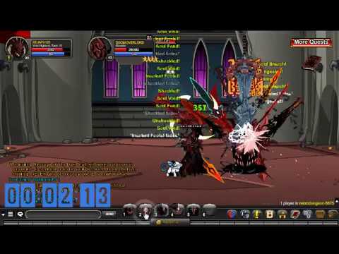 Easy combo to crit Void Highlord aqw - YouTube