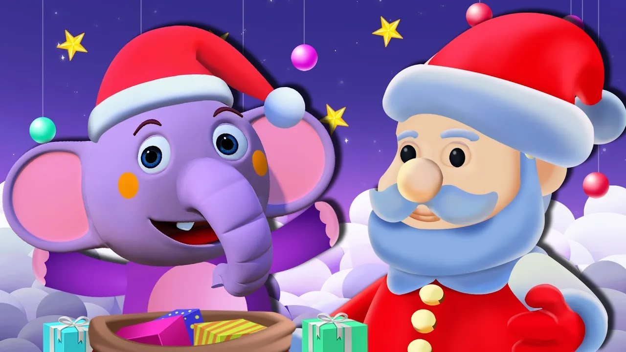 3D Christmas Songs For Kids | Wake Up Santa Claus Song 🎅🏻 - YouTube