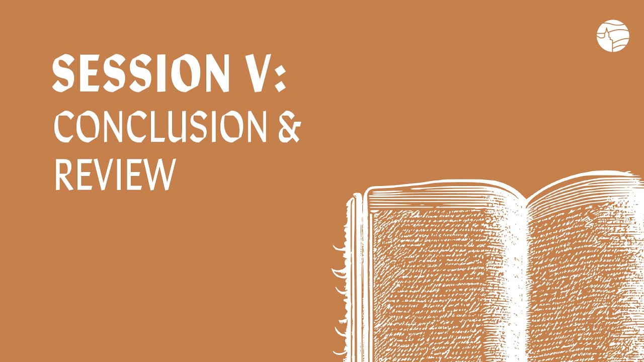 Session V: Conclusion & Review - YouTube
