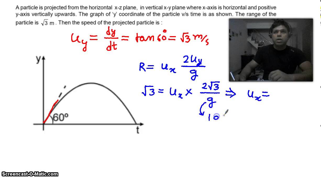 y-t GRAPH IN PROJECTILE MOTION - YouTube