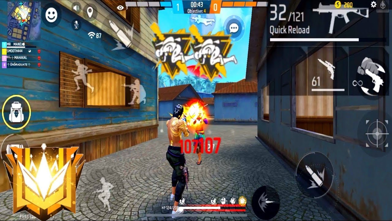 Airdrop Challenge In CS Rank | Garena Free Fire 🥵🤯 - YouTube