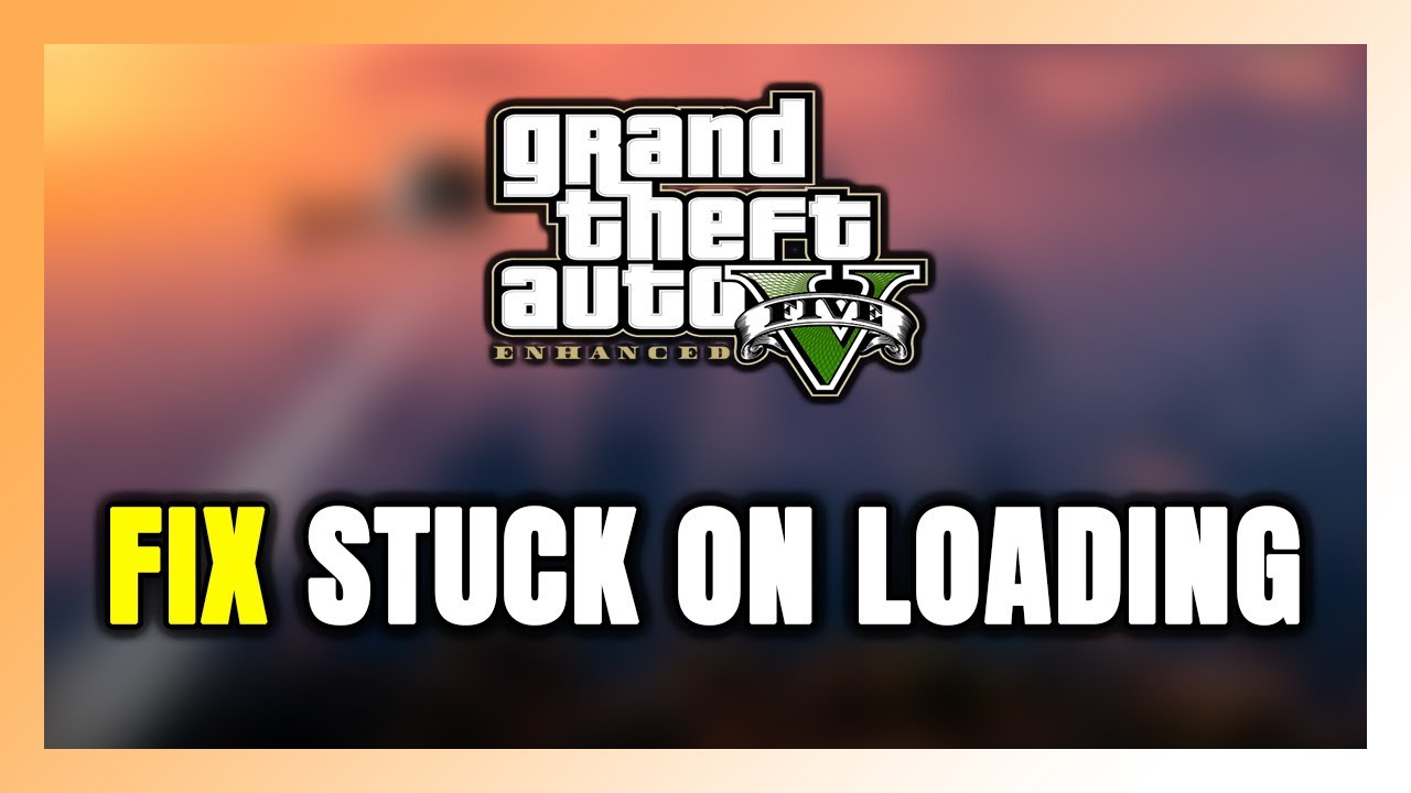 How to FIX GTA 5 Enhanced Stuck on Loading Screen / Not Loading - YouTube