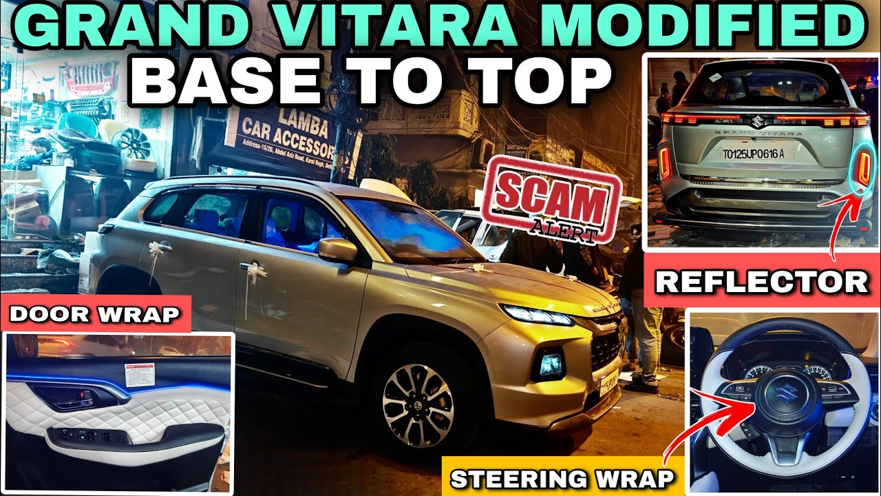 Grand Vitara Sigma Base to Top Modification in 1 Lakh Grand Vitara ...