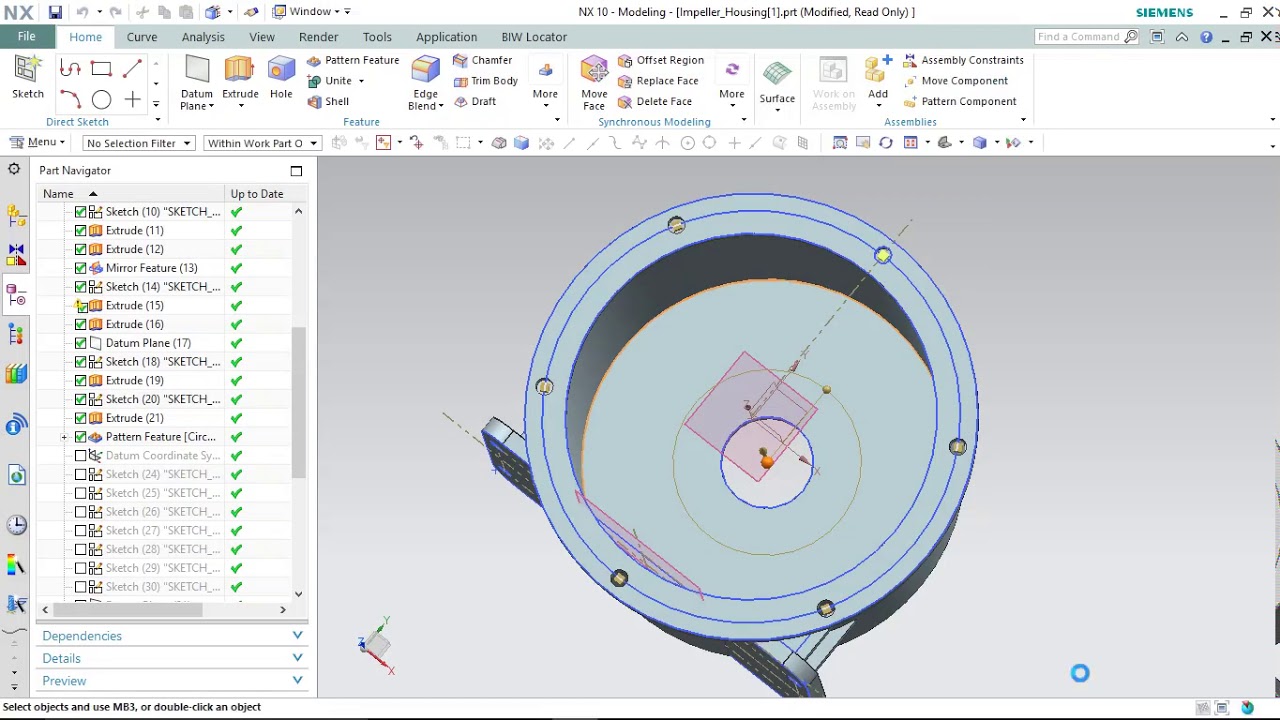 Engine Blower Design-impeller housing - YouTube