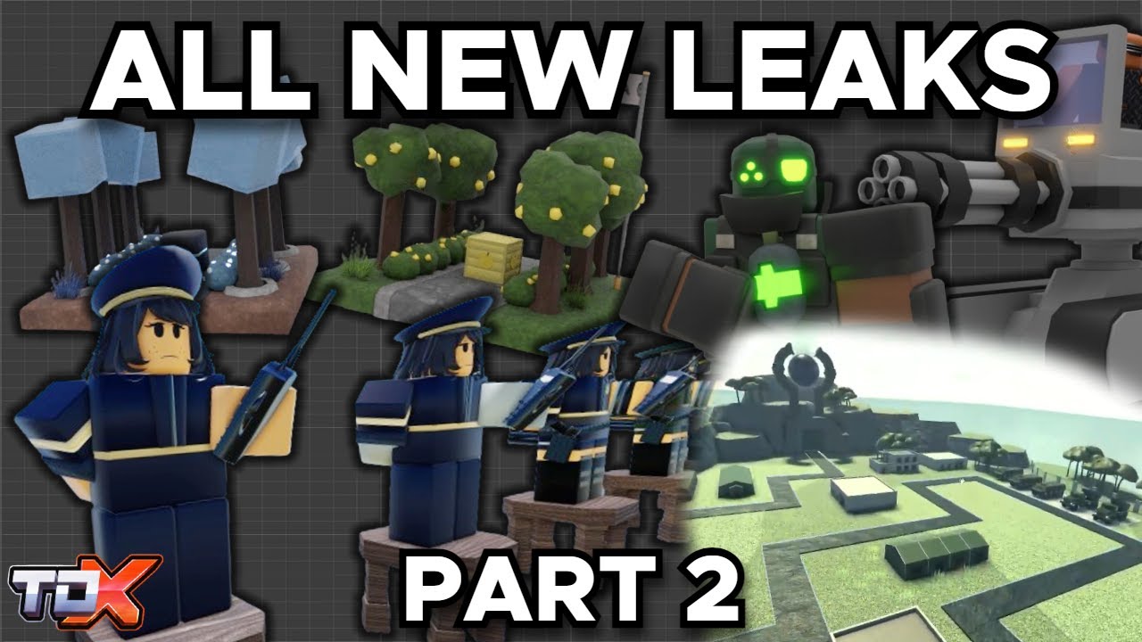 [PART 2] TDX x TB ALL NEW DEV LEAKS Summarized - Tower Defense X Roblox ...