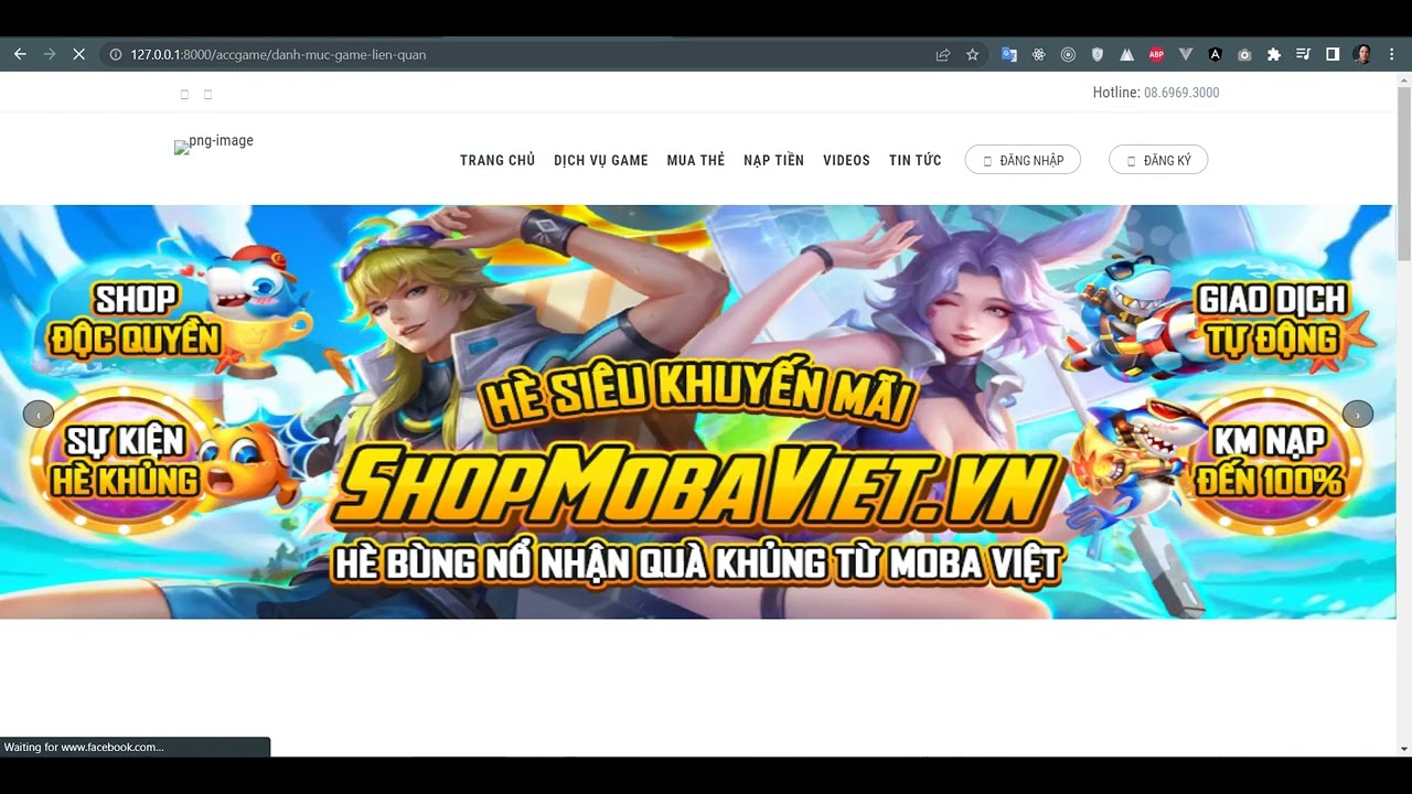 Bài 35 : Acc game | Web shop bán acc game - YouTube